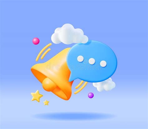 3d Notification Popup With Bell Icon Stock Illustration Illustration Of Reminder