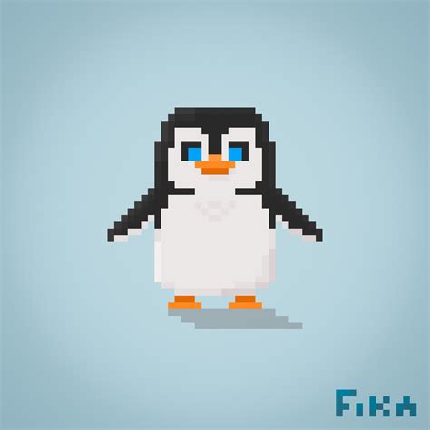 Little Penguin — Pixel Art By Fika — Prouserme