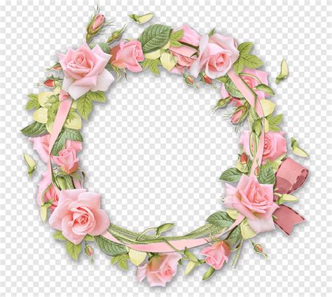 무료 다운로드 핑크 장미 화환 예술 사랑 프레임 생일 케이크 생일 축하합니다 꽃 꽃다발 칸다 꽃꽂이 머리 장식 Png Pngegg