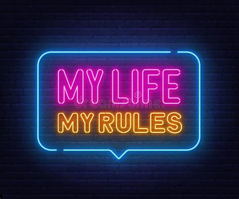 Rules Neon Stock Illustrations 514 Rules Neon Stock Illustrations