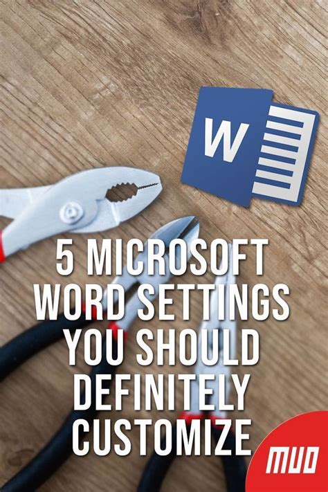 5 Microsoft Word Settings You Should Definitely Customize Artofit