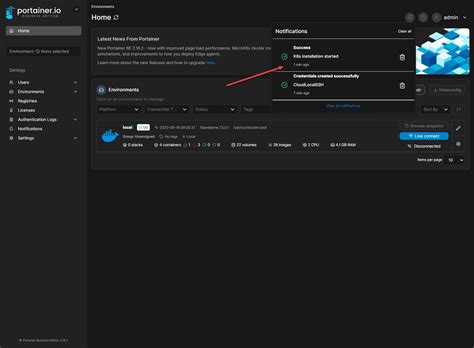 mikrok8s automated kubernetes install with new portainer feature