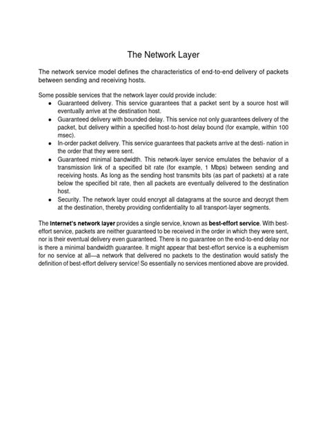 network layer 01 introduction pdf internet protocols