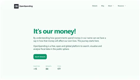 the open spending revamp