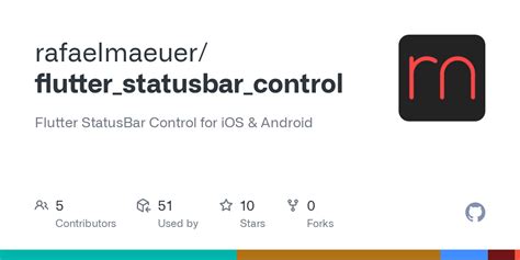 github rafaelmaeuer flutter statusbar control flutter statusbar