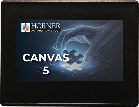 canvas 5 ocs 4 3” colour touchscreen plc horner automation group europe