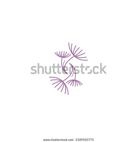 Flower Logo Icon Initials E Illustration Stock Vector Royalty Free 2189503775 Shutterstock