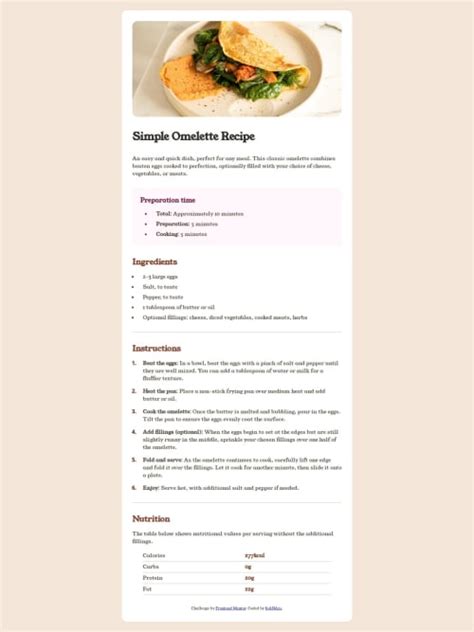 Frontend Mentor Recipe Page Html And Css Coding Challenge Solution
