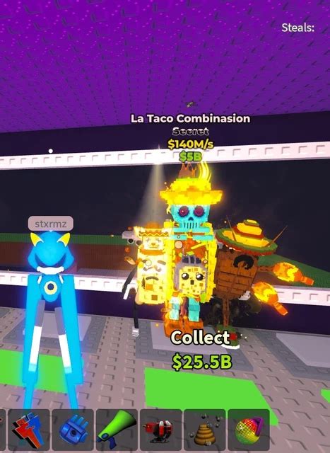 Steal A Brainrot Limited La Taco Combinasion Op Trait 140m S £