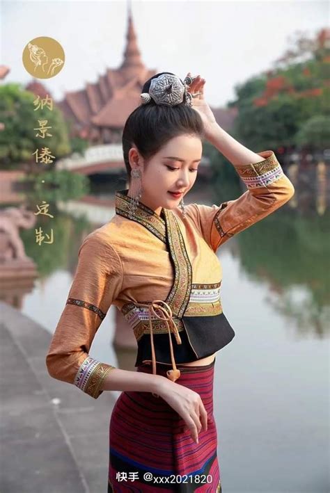 Xishuangbanna Tai Lue Dress ผู้หญิง แฟชั่นสาวหวาน ชุดแฟนซี
