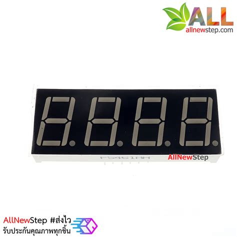 7 Segment 056 นิ้ว Common Cathode 4 Digit Red ไฟ 7 Segment 056 4 หลัก สีแดงแบบไฟลบร่วม 5461a