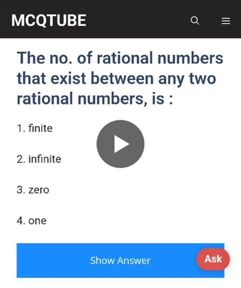 Class 8 Maths Mcq Class8 Classmaths Class8maths S Vamshi Krishna