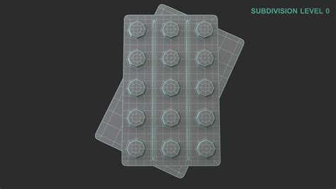 Pills Blister Pack Model Turbosquid 2153067