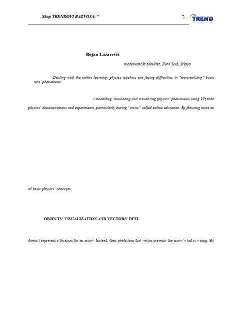 Application Of The Equations Of Motion Using Vpython Pdf Control Flow Physics