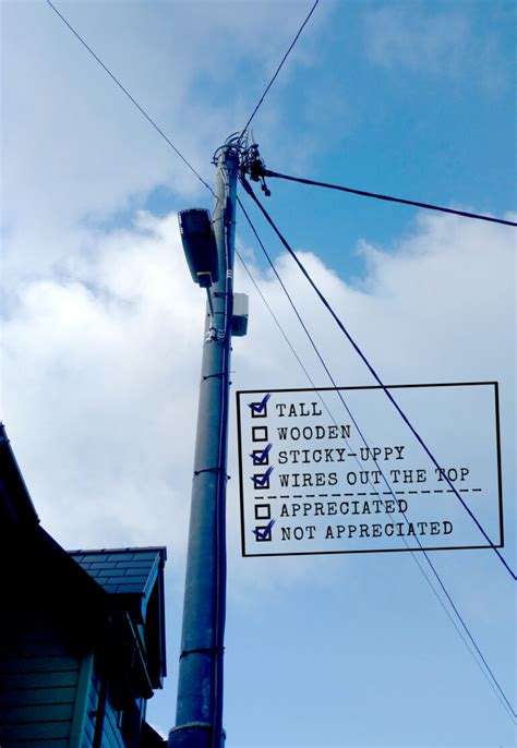 The Telegraph Pole Appreciation Society What It Says