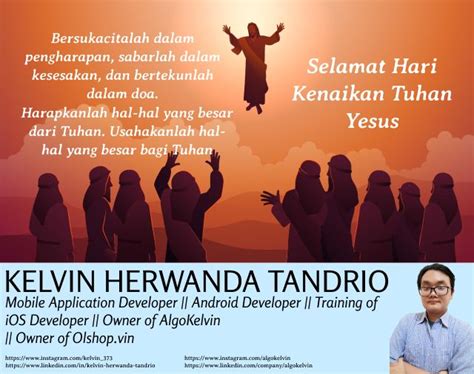 Kelvin Herwanda Tandrio On Linkedin Kenaikanyesuskristus