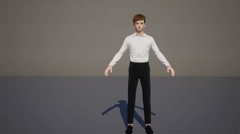 artstation suit men face capture metahuman unreal engine game assets
