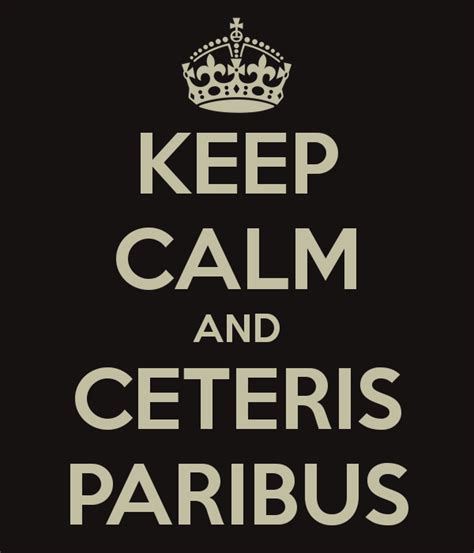 Tomas Bradanovic Ceteris Paribus