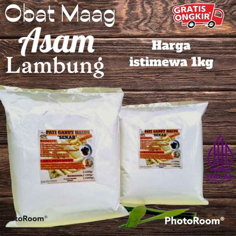 Jual Obat Asam Lambung Tepung Garut Tepung Irut Pati Asam Lambung Angkrik Arowwrot 1kg