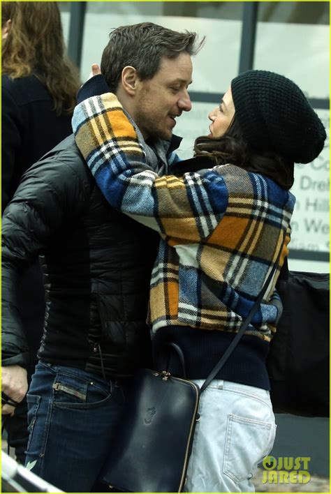 James Mcavoy And Girlfriend Lisa Liberati Pack On Pda In Rare Photos