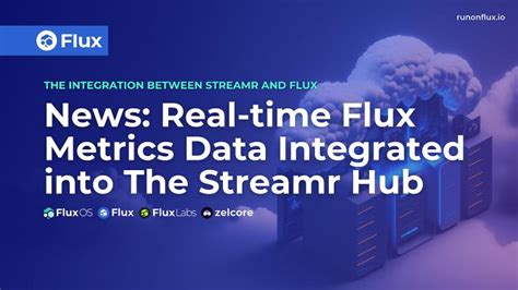streamr network on linkedin news real time flux metrics data