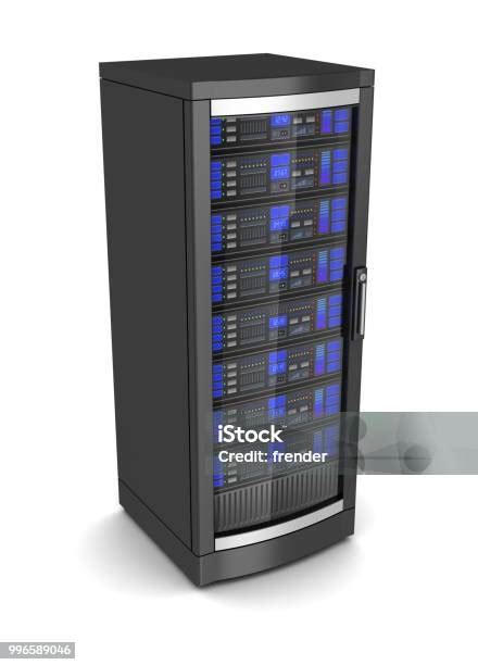 단일 네트워크 워크스테이션 서버 3d 그림 3차원 형태에 대한 스톡 사진 및 기타 이미지 3차원 형태 네트 스포츠 장비 네트워크 서버 Istock