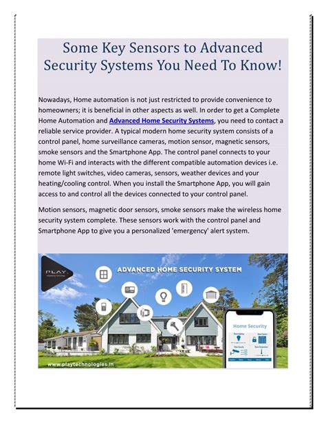 Ppt Advanced Home Security Systems Powerpoint Presentation Free