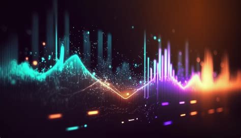 Premium Ai Image An Abstract Representation Of Sound Waves And Music Frequencies Generative Ai