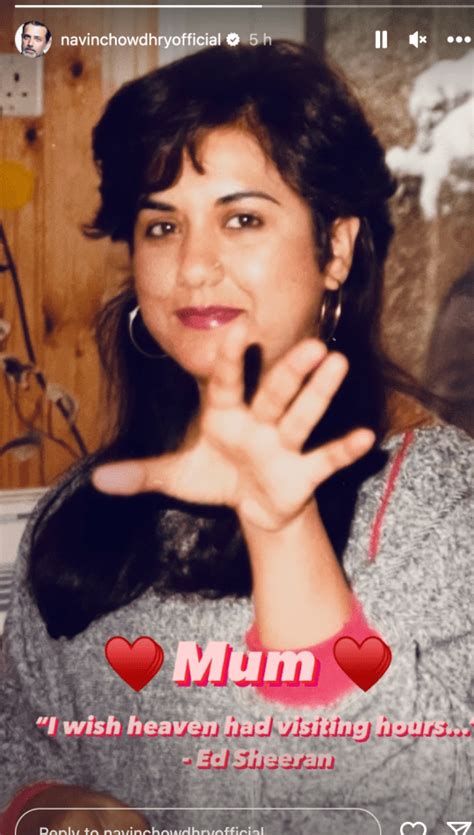 Eastenders Navin Chowdhry Pays Tribute To Mum Two Years After Death