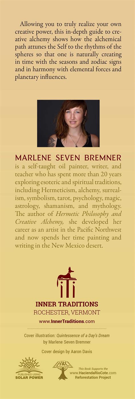 The Hermetic Marriage Of Art And Alchemy Book By Marlene Seven