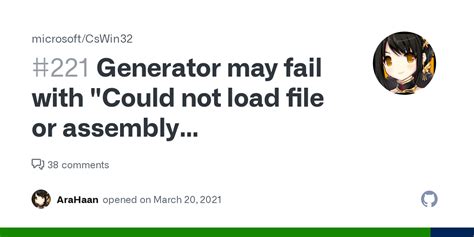 Generator May Fail With Could Not Load File Or Assembly Yamldotnet · Issue 221