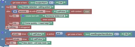 Rules Blockly Timers And Delays Openhab