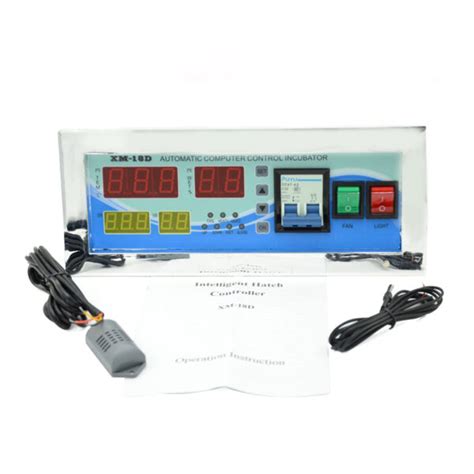 Full Automatic Egg Incubator Controller Xm 18d Xm18d Thermostat With Temperature Humidity Sensor