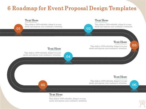 Roadmap For Event Proposal Design Templates Ppt Outline Presentation Graphics Presentation