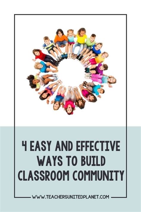 4 Easy And Effective Ways To Build Classroom Community Teachers