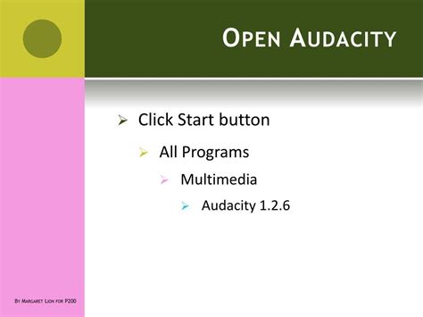 PPT Audacity PowerPoint Presentation Free Download ID