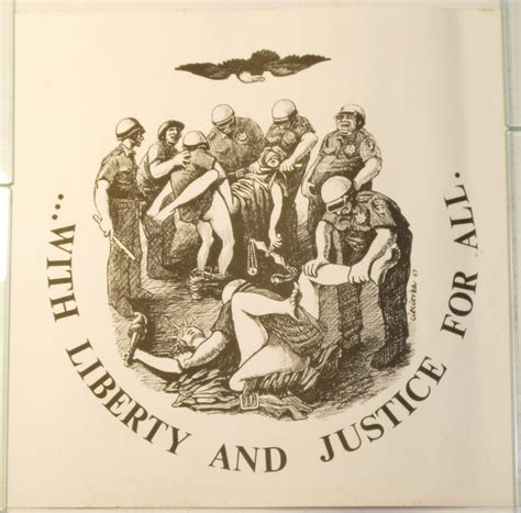 With Liberty And Justice For All Poster By Cieciorka Frank