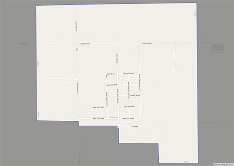 Map Of Fulton Town South Dakota Thong Thai Real