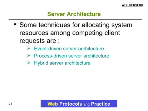 web servers ppt ppt web hosting internet