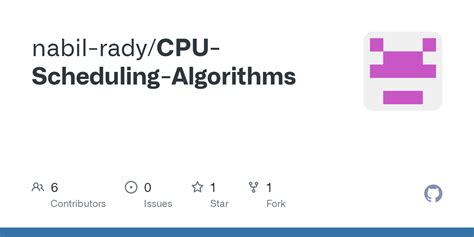 GitHub Nabil Rady CPU Scheduling Algorithms
