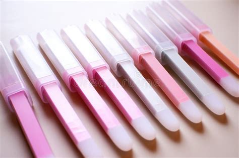 Multiple Pregnancy Tests Showing Different Results Stock Image Image