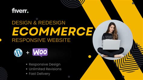 design and redesign ecommerce website using woocommerce wordpress by