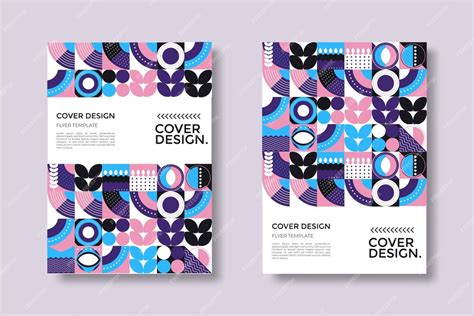 추상 바우하우스 기하학적 패턴 배경 벡터 원 삼각형 및 사각형 라인 컬러 아트 디자인 화려한 바우하우스 패턴 배경 무료 벡터