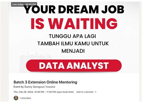 Danny Spraguso Yuwono On Linkedin Kalo Mau Lihat Preview Online Course