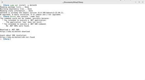 Sdk Is Not Found When Dotnet6 Package Is Installed On Ubuntu 2204 R