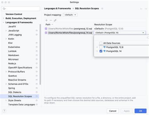 Sql 解析作用域 Intellij Idea 文档 Sql 解析作用域 Intellij Idea 文档