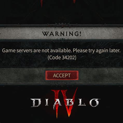 diablo 4 troubleshooting guide how to fix error code 34202 and