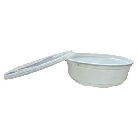 White Air Tight 300ml Reusable Plastic Food Container At Rs 3 9 Piece In Shikohabad
