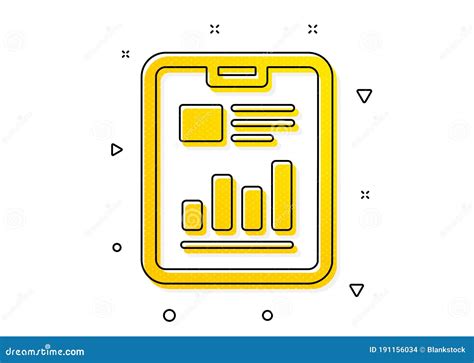 Rapportdocumentpictogram Analyseschema Vector Vector Illustratie
