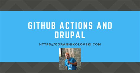github actions and drupal